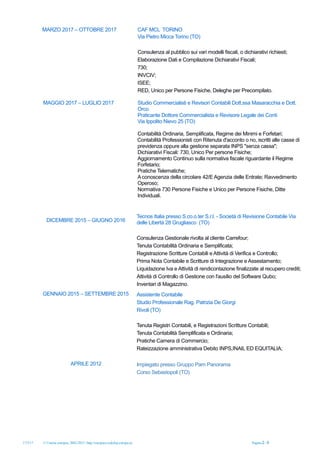 Cv leonardo coniglio aggiornato al 2019 03-30 | PDF | Business ...