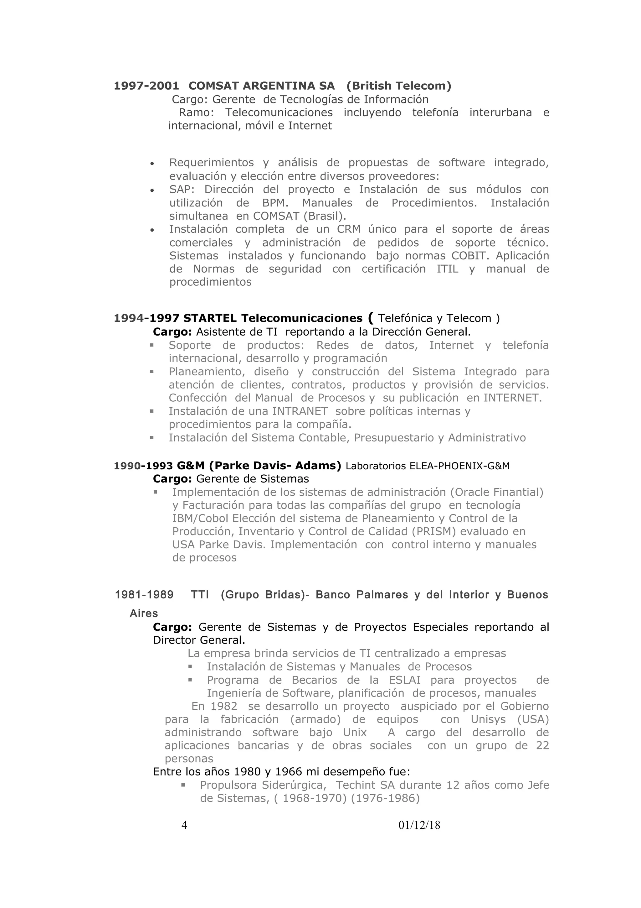 Curriculum Vitae Liana Silvia Lew | PDF