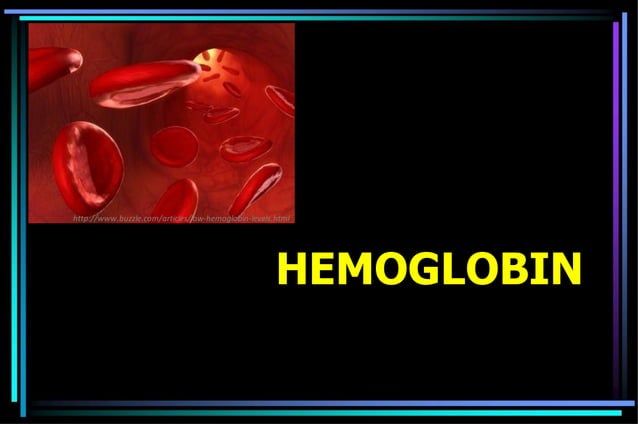 Bài giảng hóa học hemoglobin | PDF