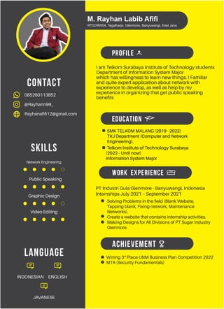 CV M. Rayhan Labib Afifi .pdf