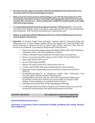 Welding, Painting Multi Certified Qc | PDF