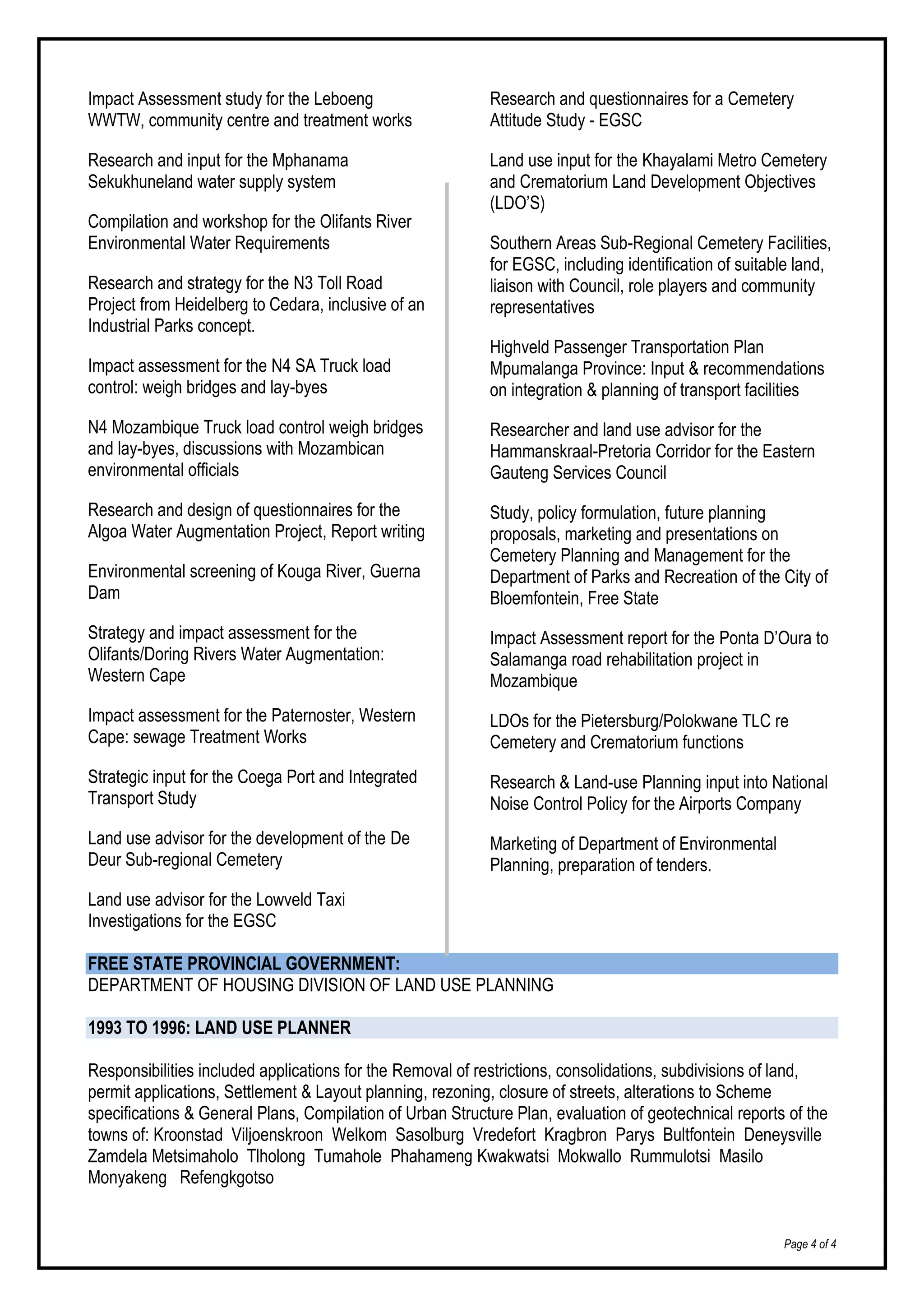 Cv marinda le roux sept 2015 | PDF