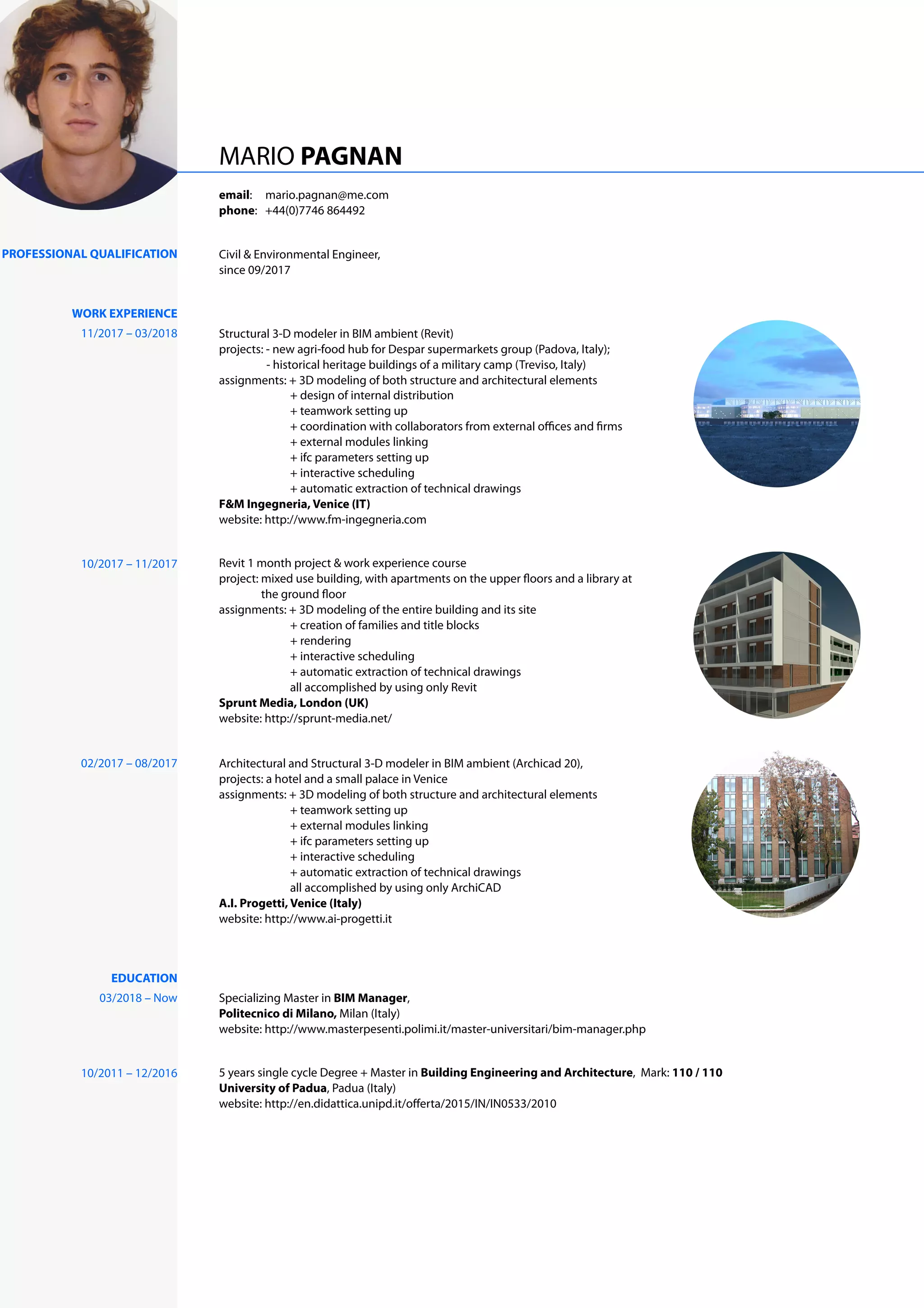 CV MARIO PAGNAN | PDF