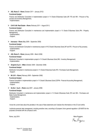 Cv Mario Ruggiero | PDF