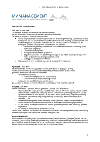 Cv Mark Vaal Q1 2010 | DOC | Business | Business and Finance