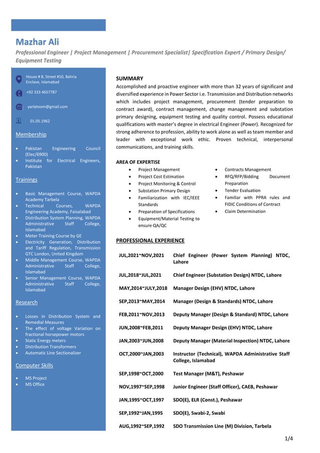 CV_Mazhar_Ali_F-1.docx | Professional School | Postgraduate Education