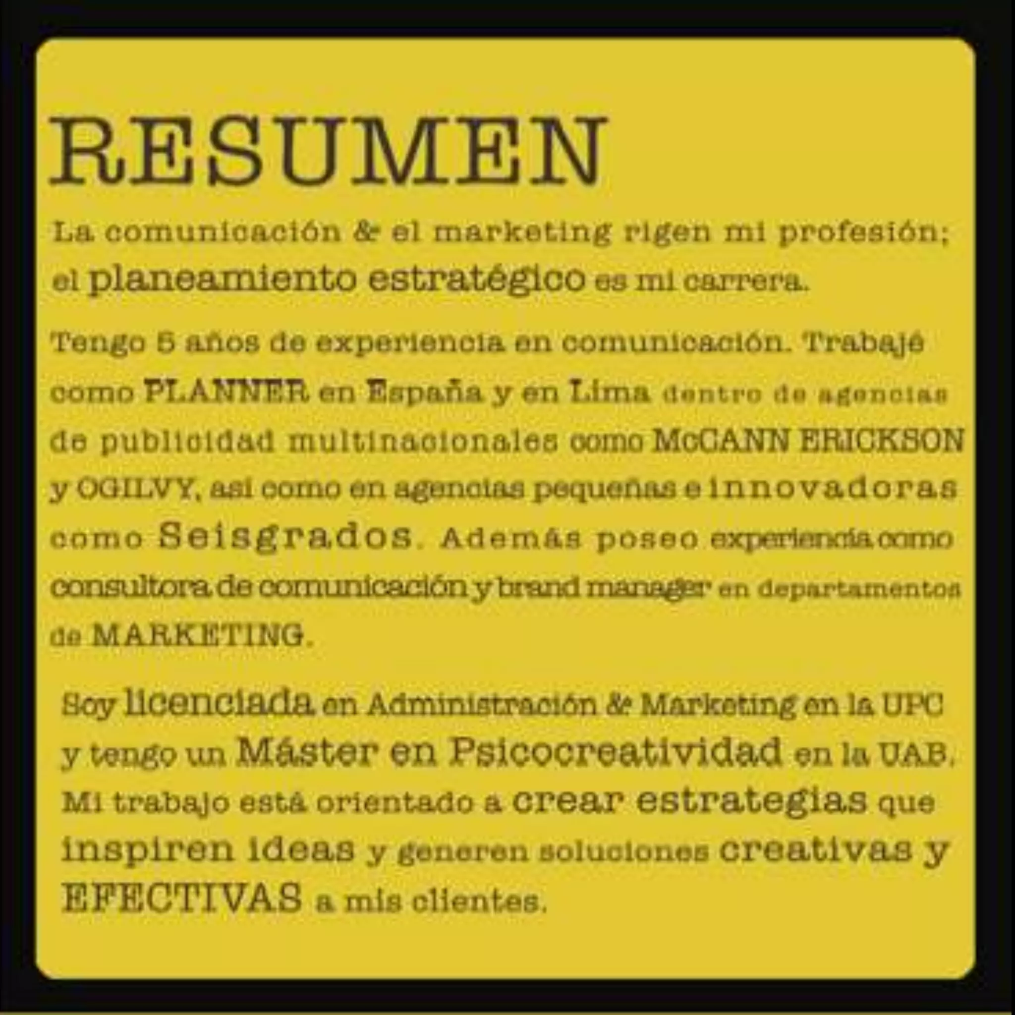 Cv Michelle Borda | PPTX