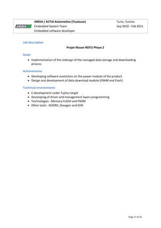 CURRICULUM VITAE | PDF | Operating Systems | Computer Software and ...