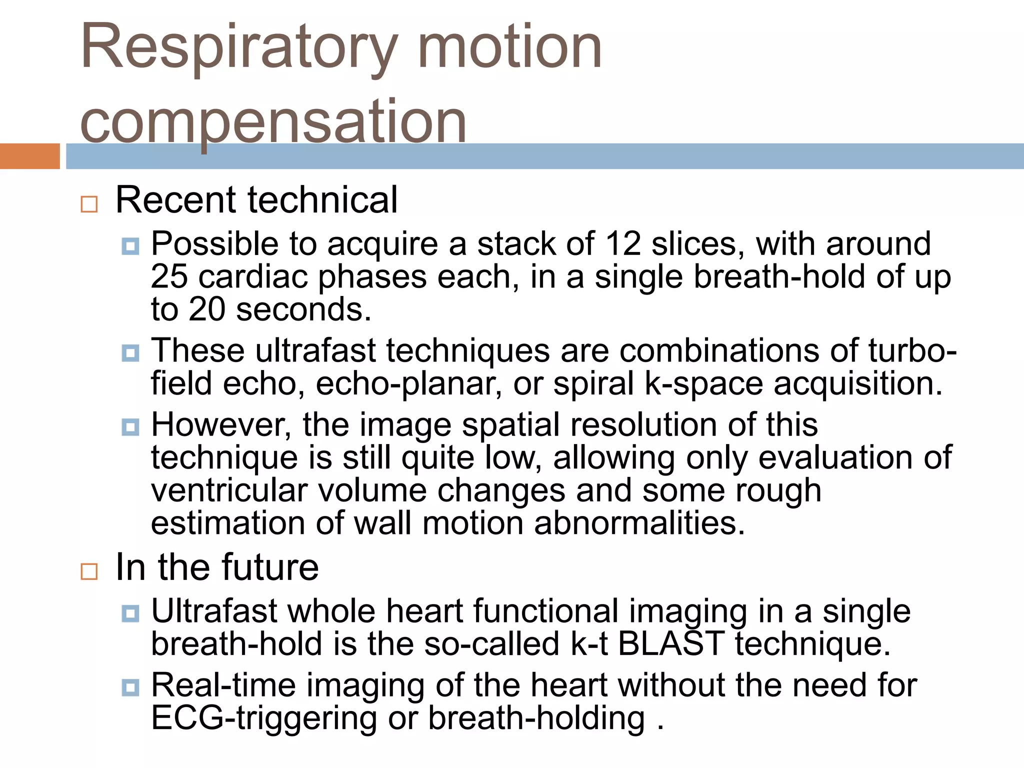 Cardiac MRI principle | PPTX