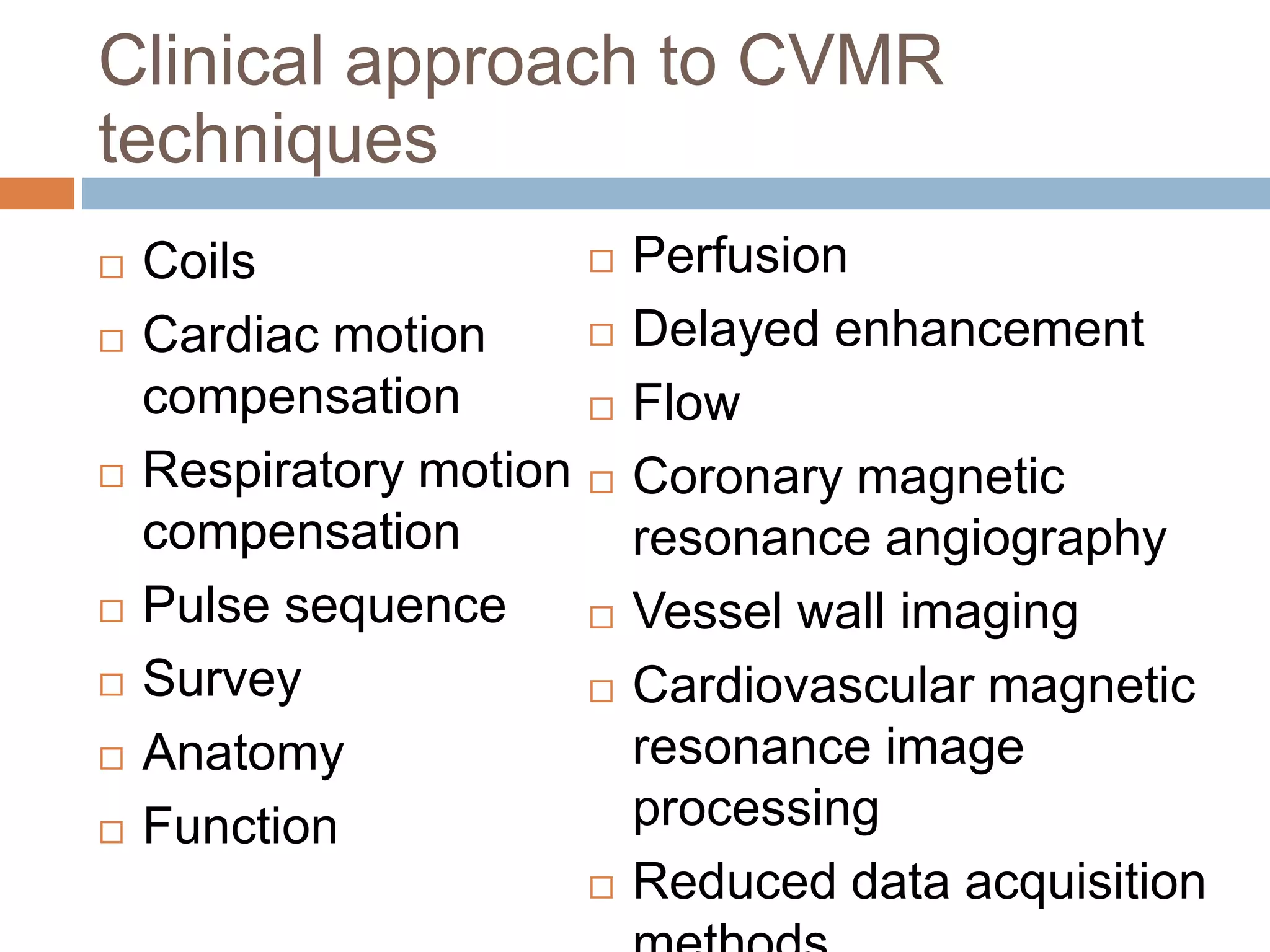 Cardiac MRI principle | PPTX