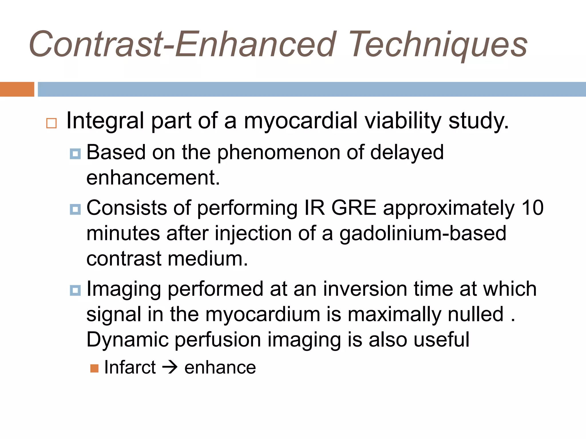 Cardiac MRI principle | PPTX