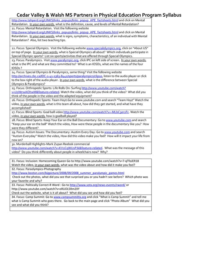 Cvms Partners Syllabus | DOC