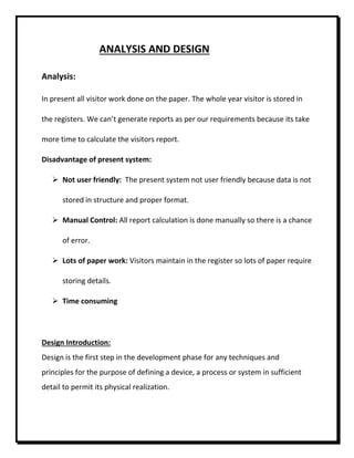 Company Visitor Management System Report.docx