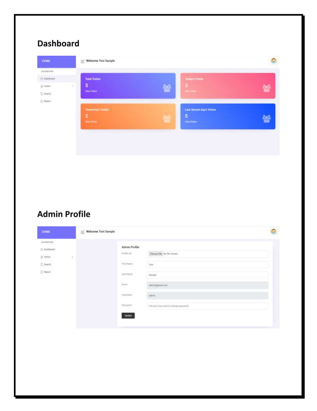 Company Visitor Management System Report.docx | Programming Languages ...