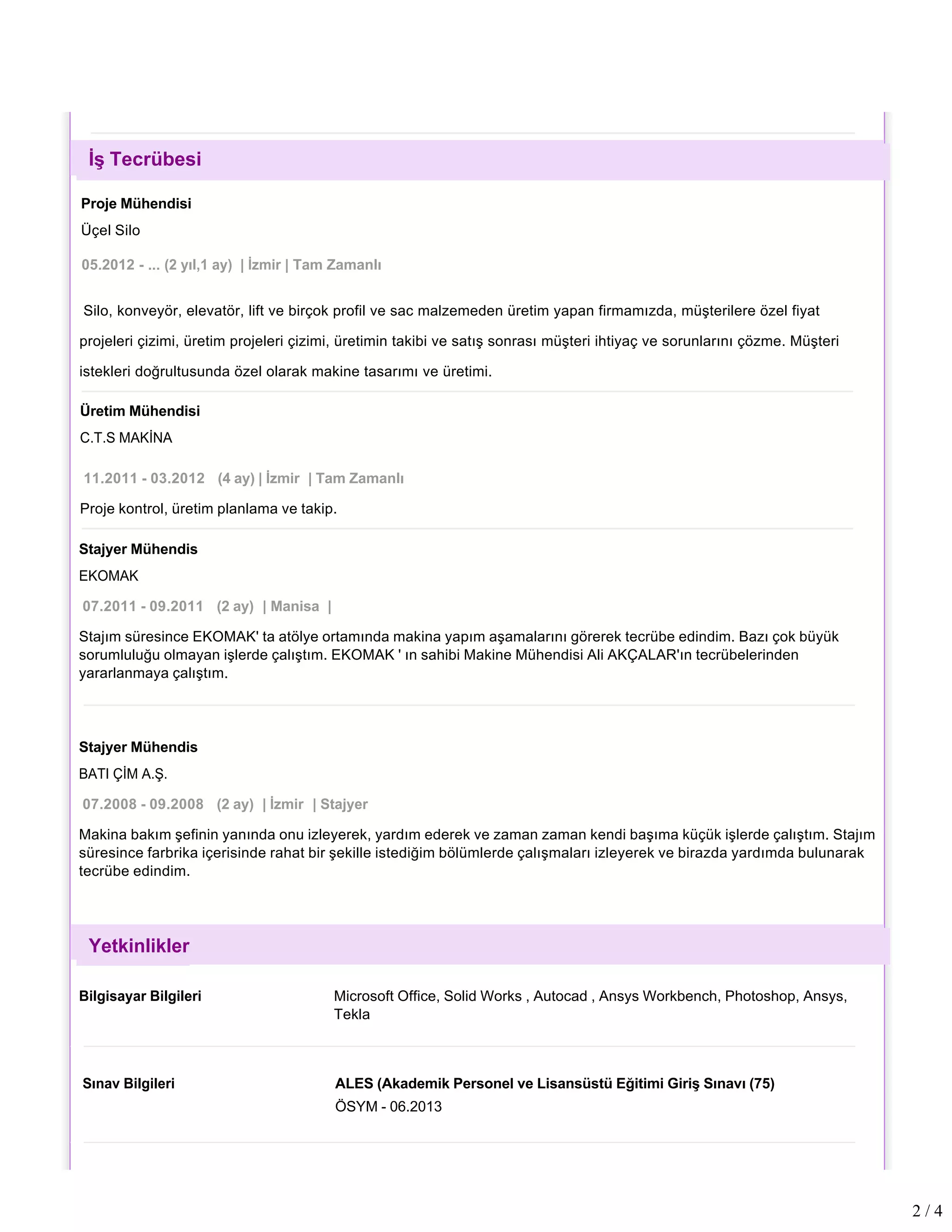 Cv murat ozden_9893282 | PDF