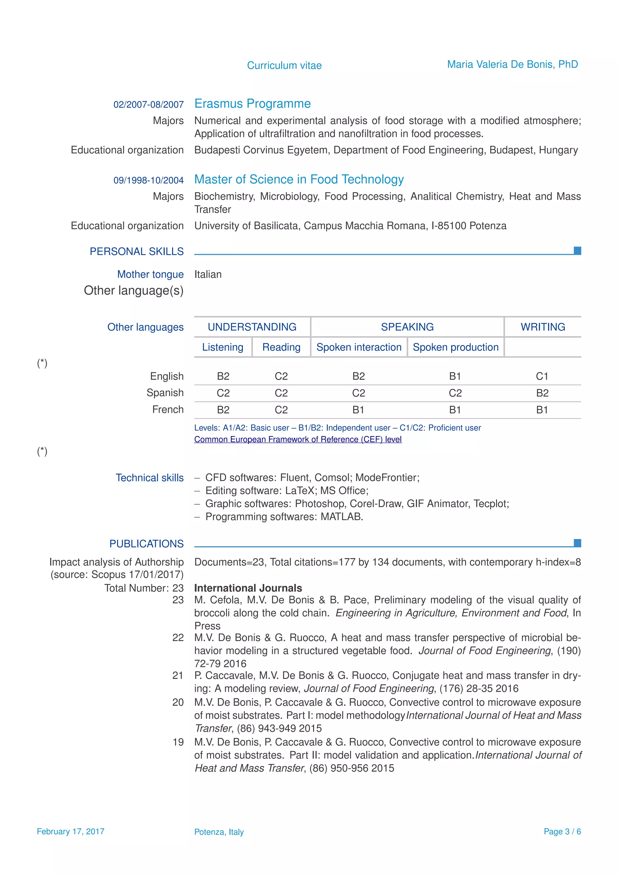 Extended CV with publications | PDF