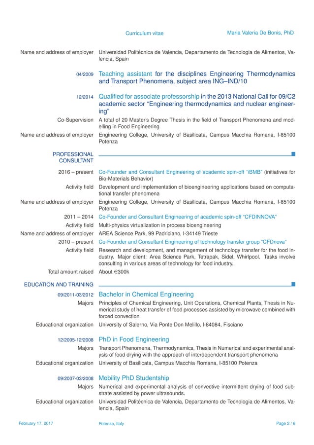 Extended CV with publications | PDF