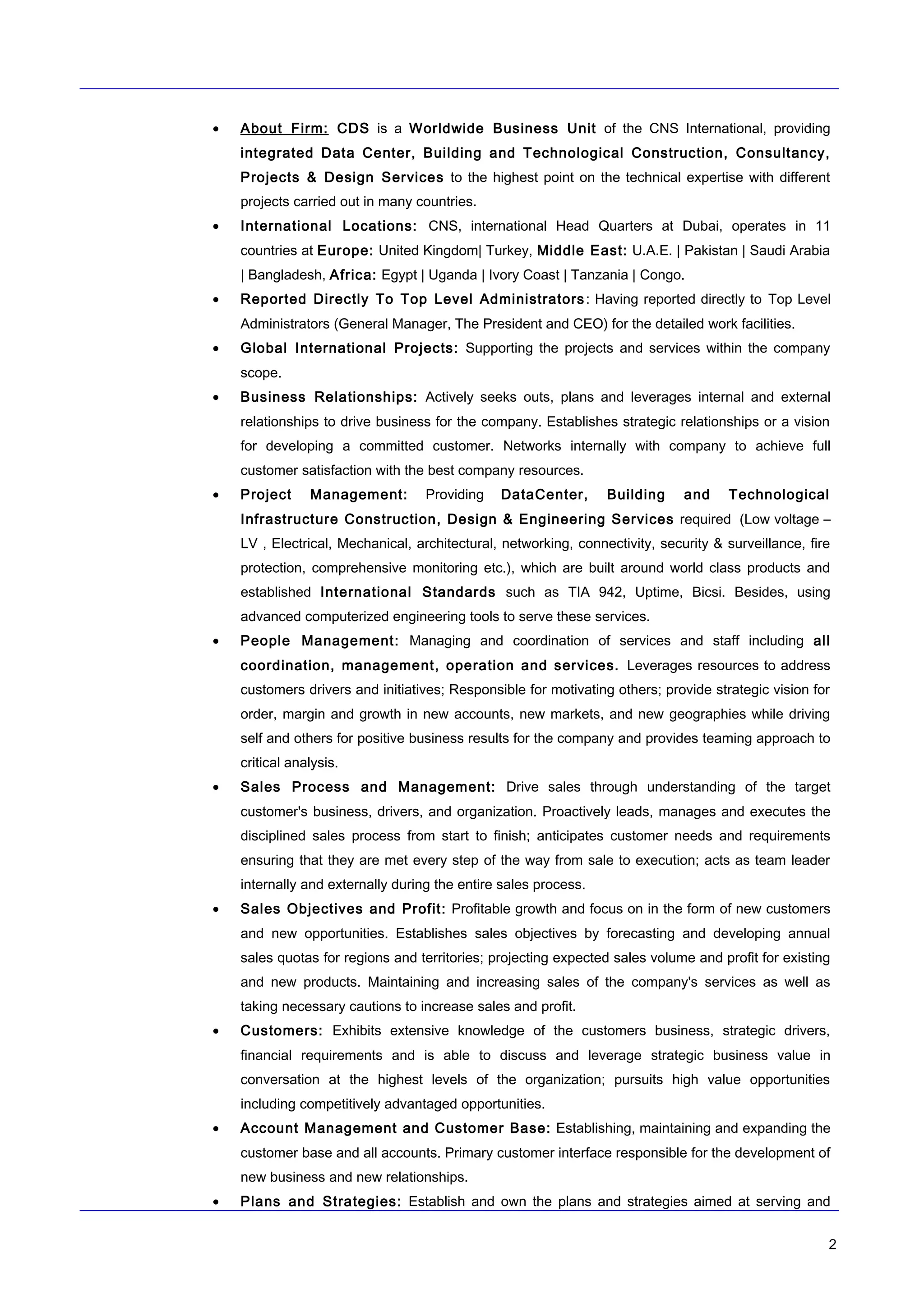 CV Resume Nazim KESER English Manager Director | DOC