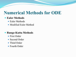 Complex Variables and Numerical Methods | PPT