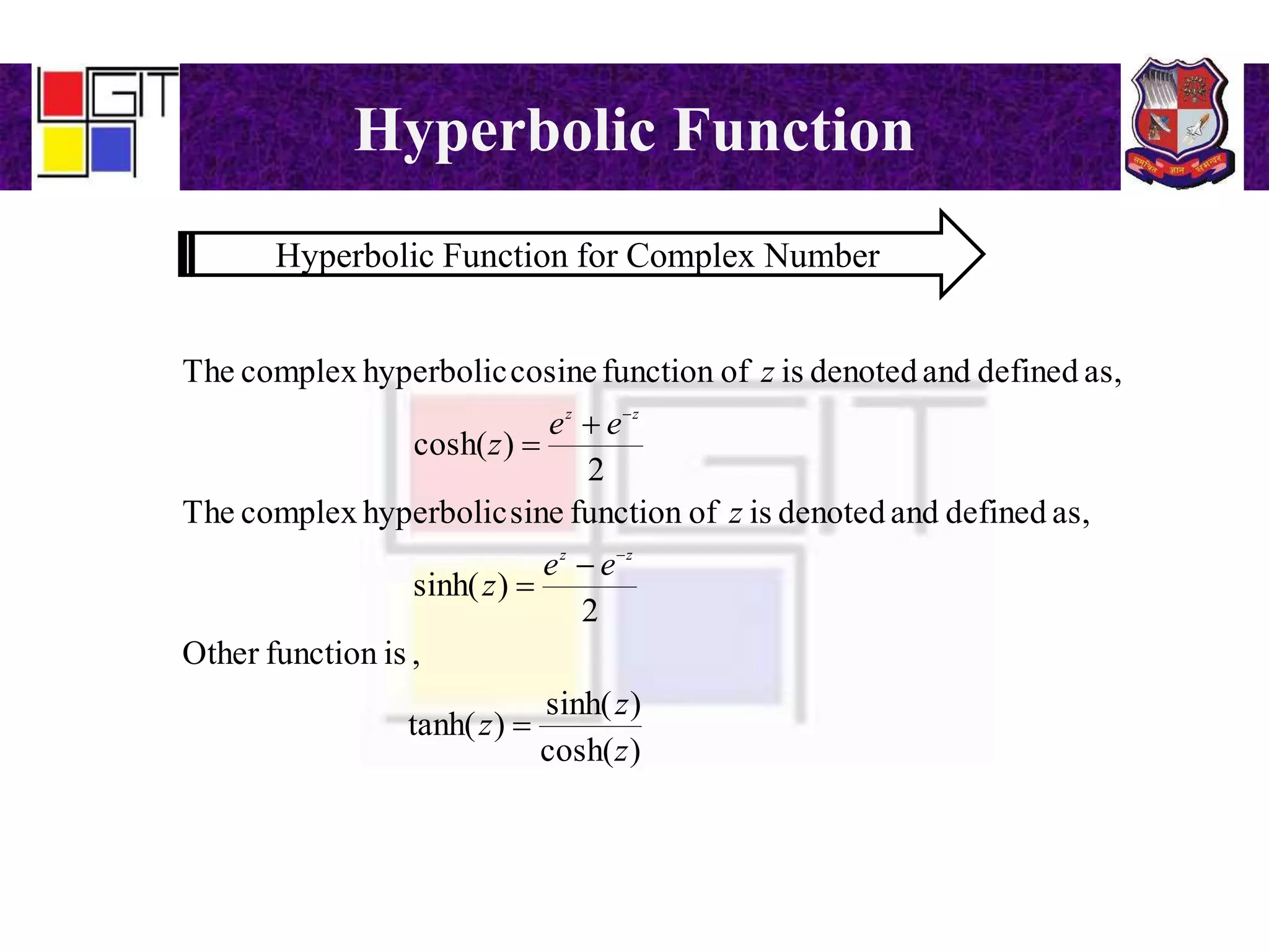 Complex Numbers & Functions | PPTX | Physics | Science