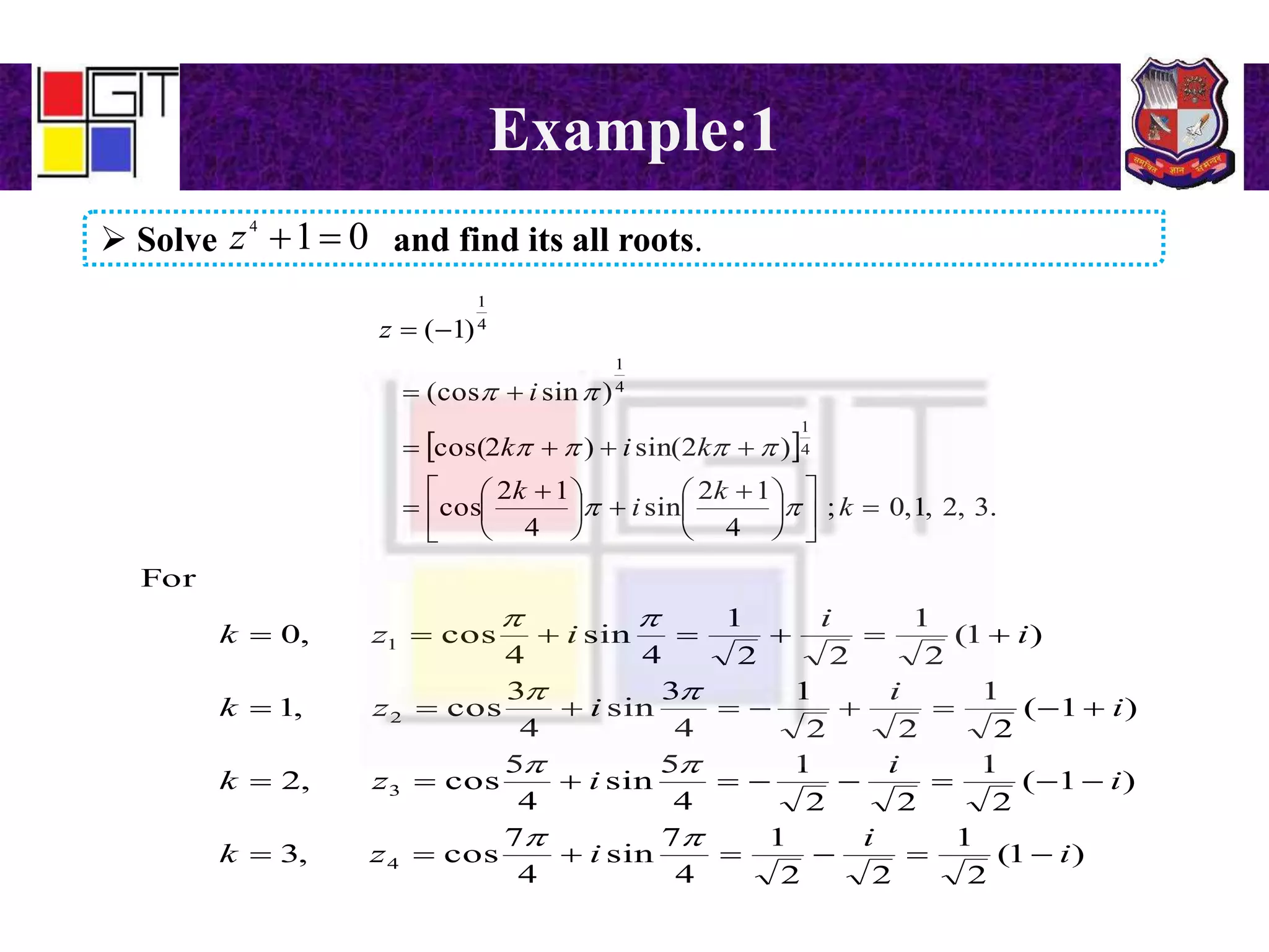 Complex Numbers & Functions | Ppt