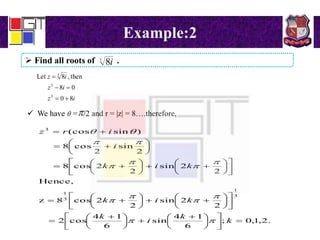 Complex Numbers & Functions | PPTX