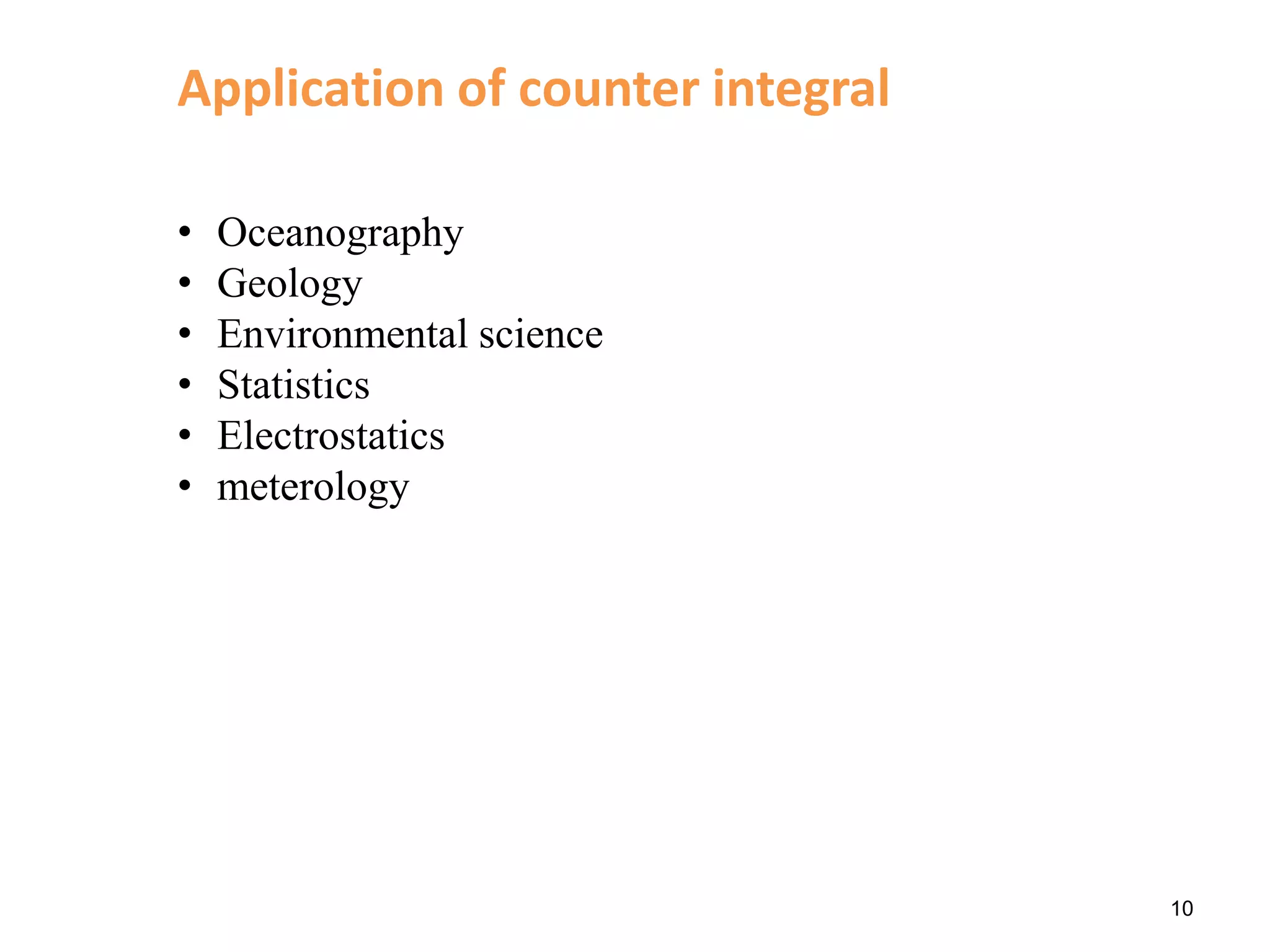 countor integral | PPTX