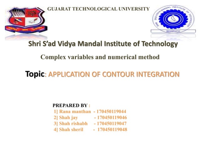 countor integral | PPTX | Physics | Science