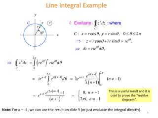 countor integral | PPTX