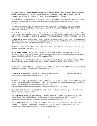 Cv of Dr. Shah Murad, Prof/HOD Pharmacology at IMDC Isd Pakistan | DOCX