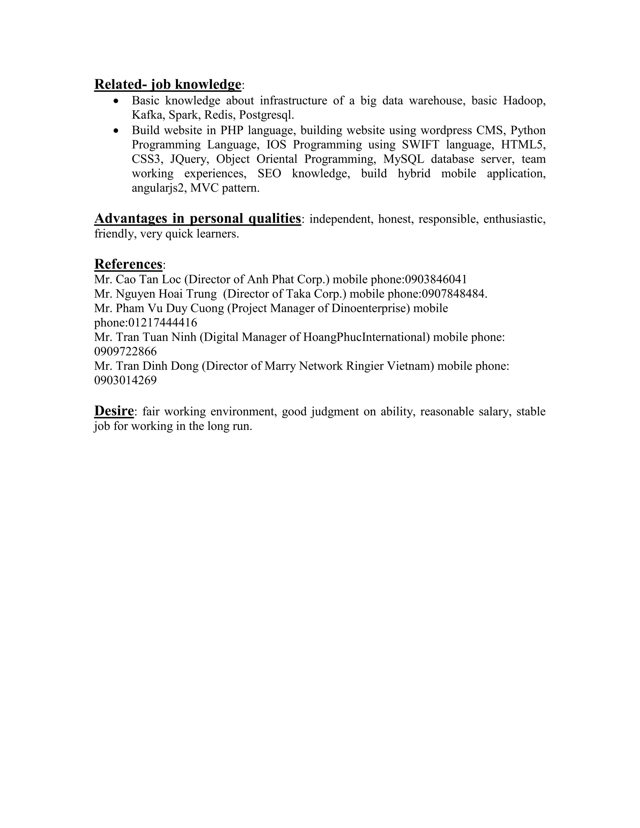 Cv of le_to_thanh_tu_jan_2017 | PDF