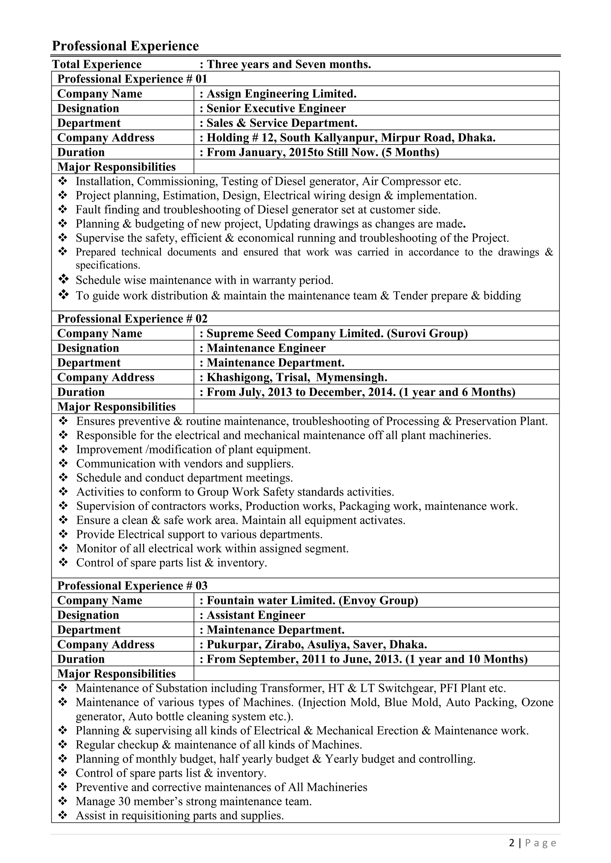Cv of md. mustafijur rahman | PDF