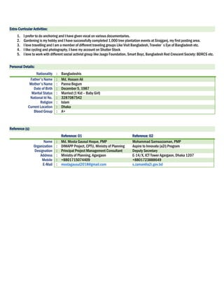 CV of Md. Masudur Rahman, PMP.pdf