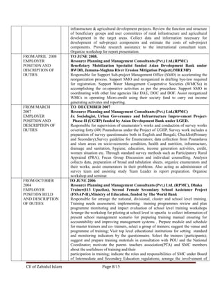 Cv of md zahidul islam 120316 | DOC