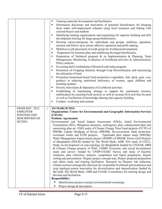 Cv of md zahidul islam(shamim) 030818 | PDF