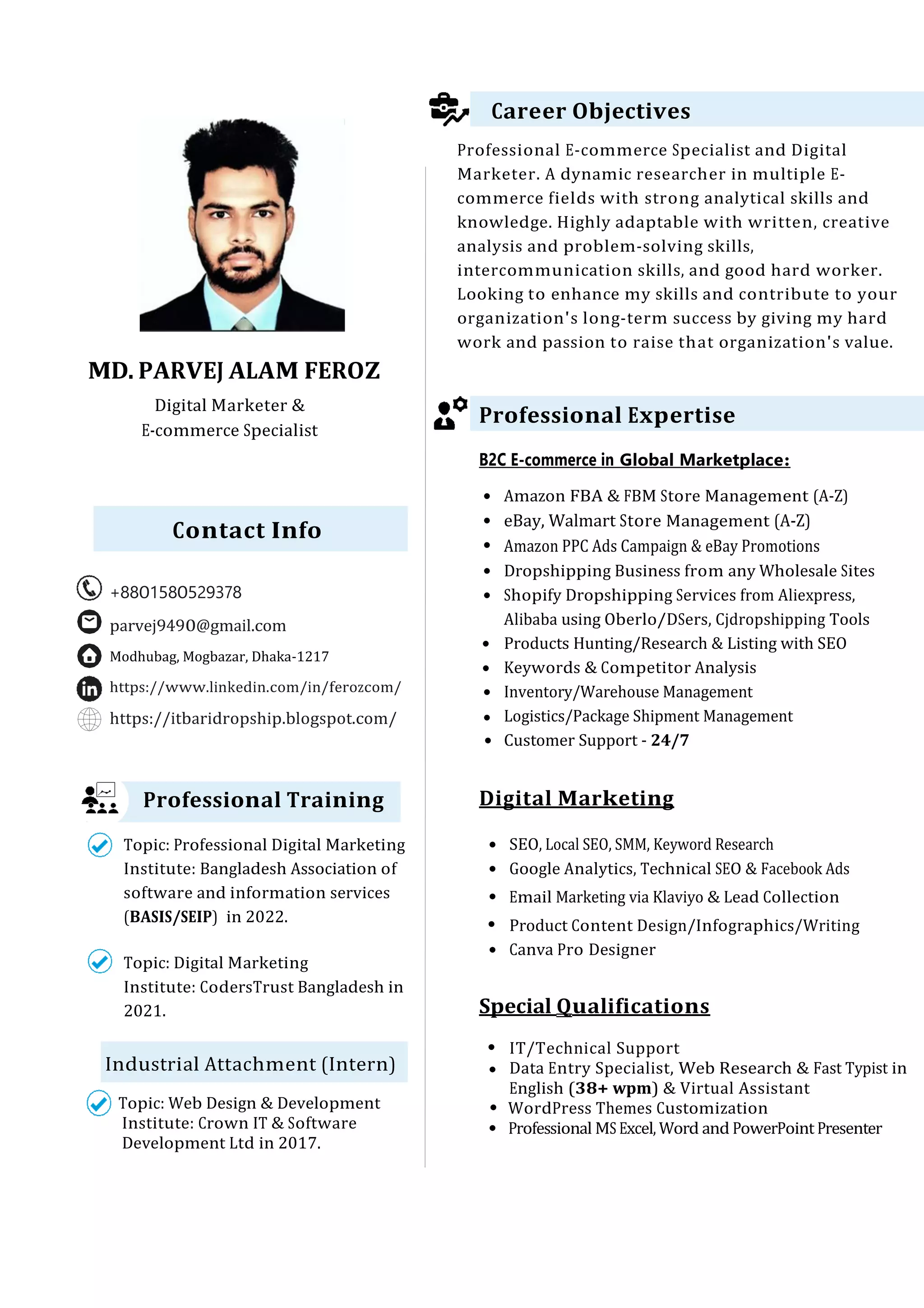 CV of Parvej Alam Feroz.pdf