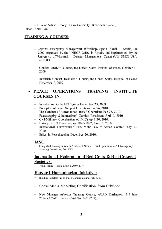 Cv omer zein english feb 2020 | DOCX