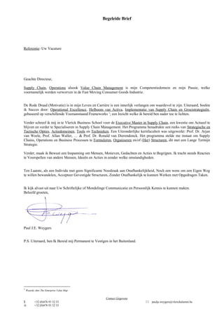 Curriculum Vitae (Nederlands) | DOC