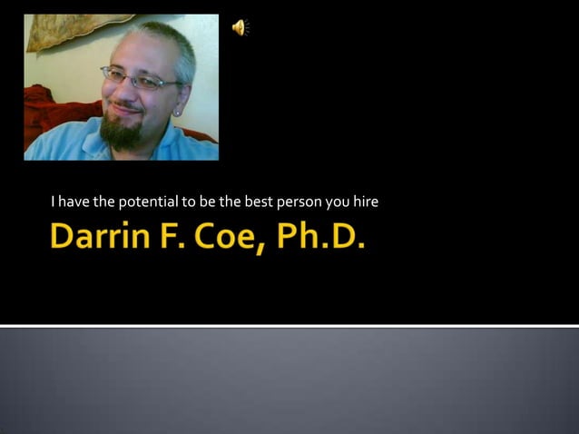 Darrin F. Coe, Ph.D. | PPT