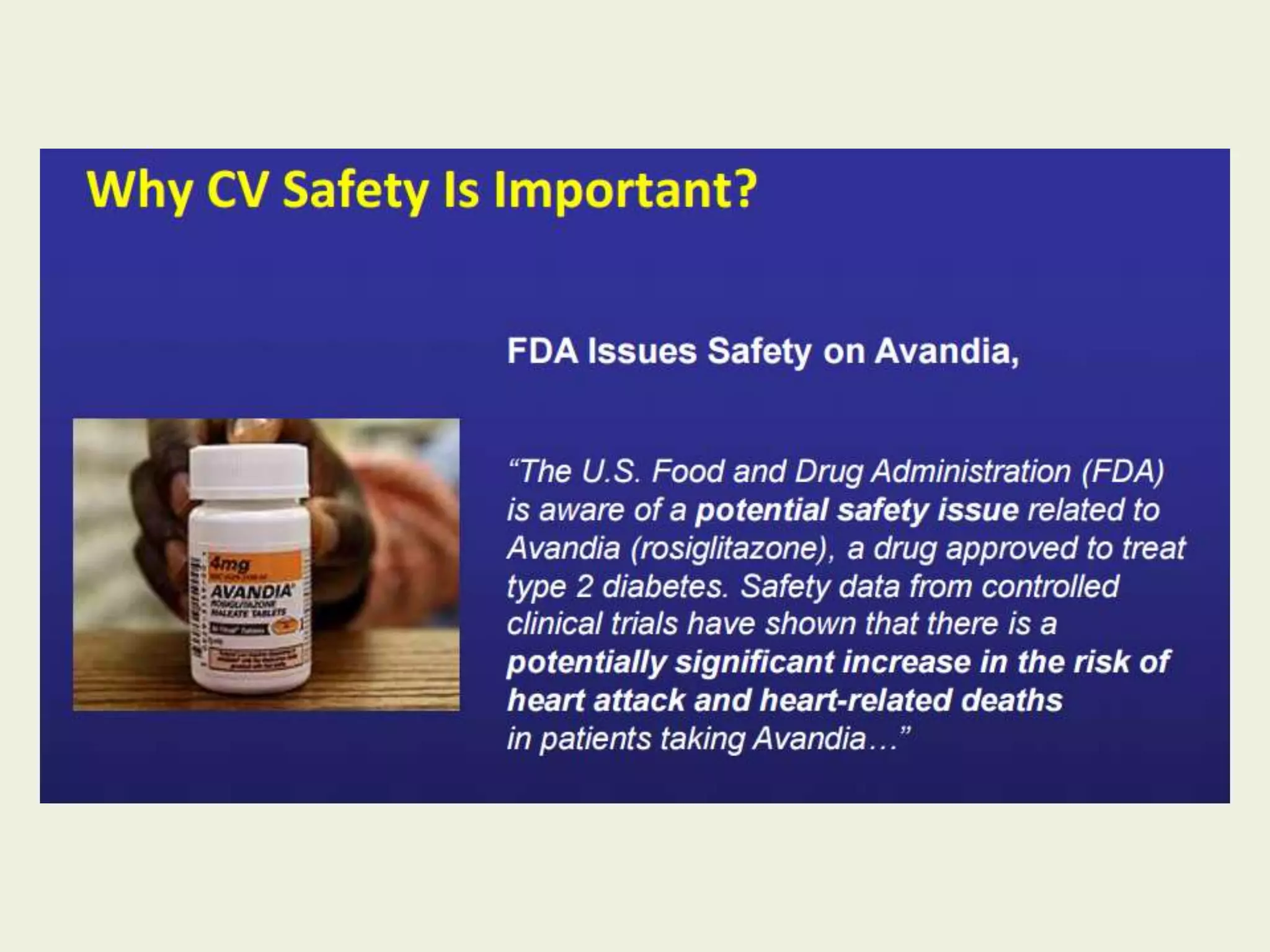 Cardiovascular safety of anti-diabetic drugs.Cardiovascular Outcome ...