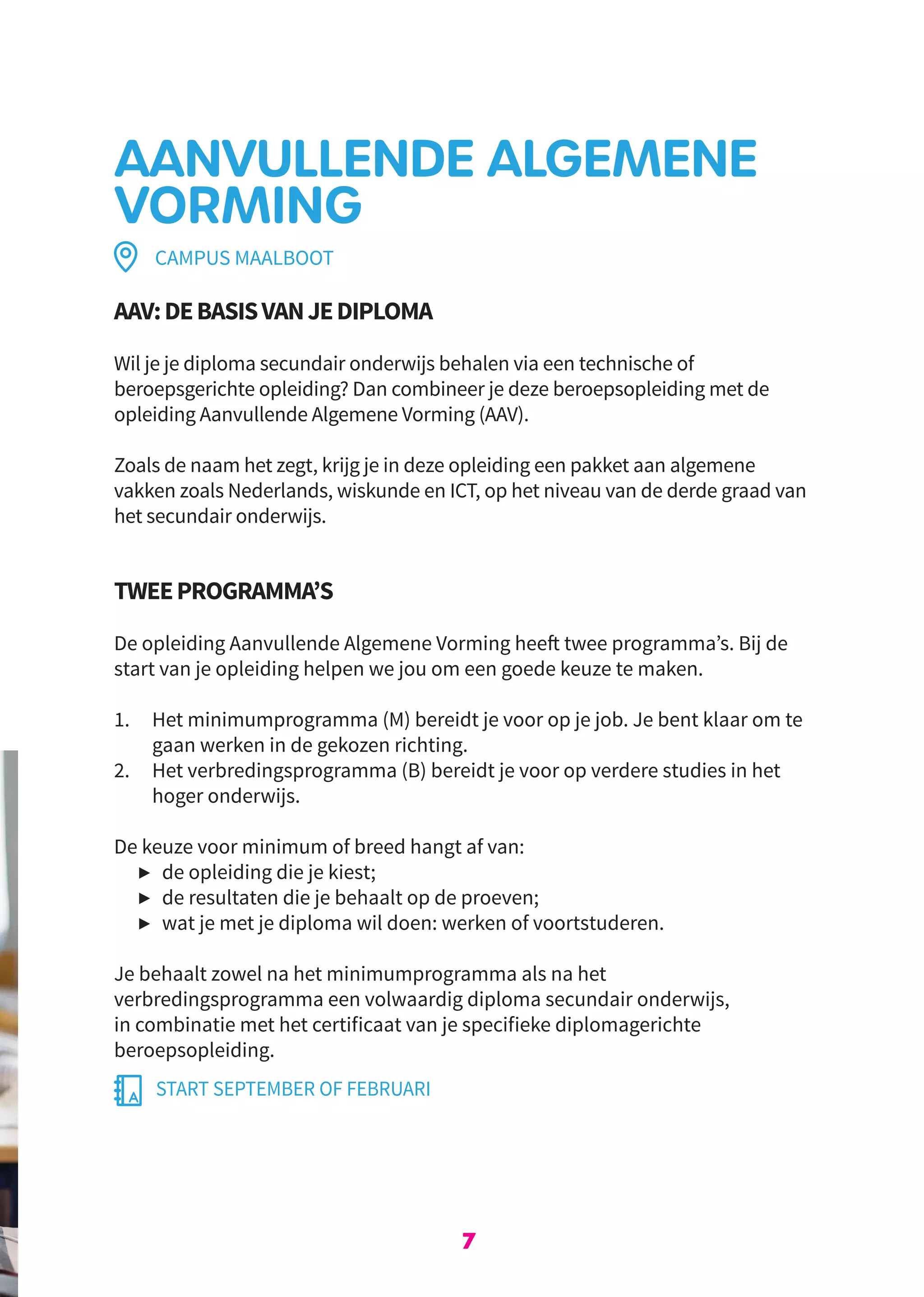 CVO Vitant: diplomagerichte opleidingen schooljaar 20-21 | PDF