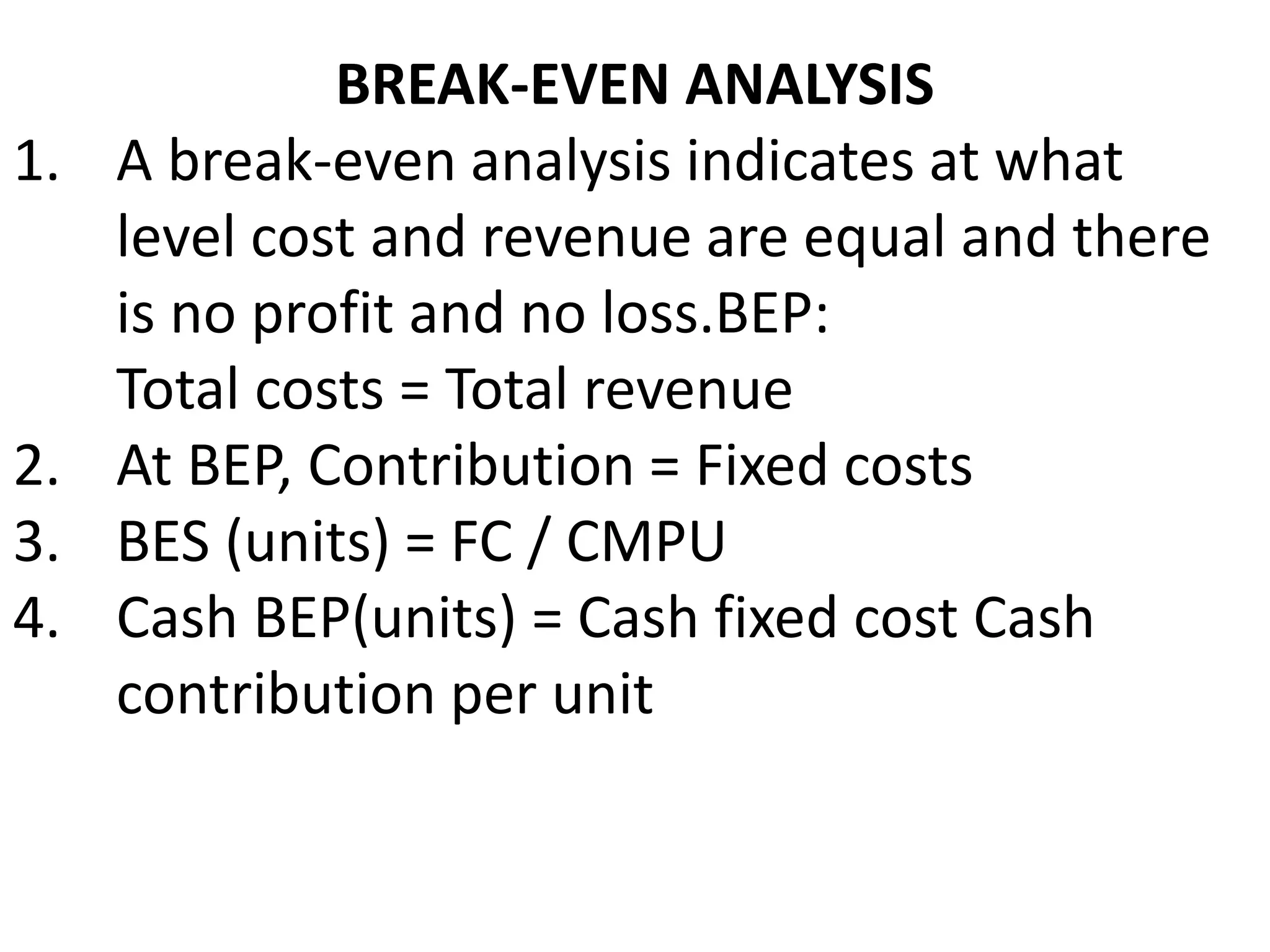 CVP Analysis | PPTX