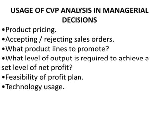 CVP Analysis | PPTX