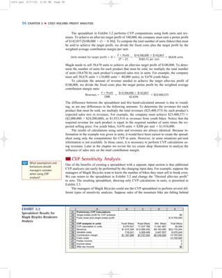 Cvp analysis- indranil | PDF