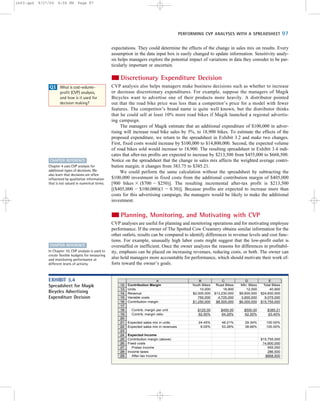 Cvp analysis- indranil | PDF