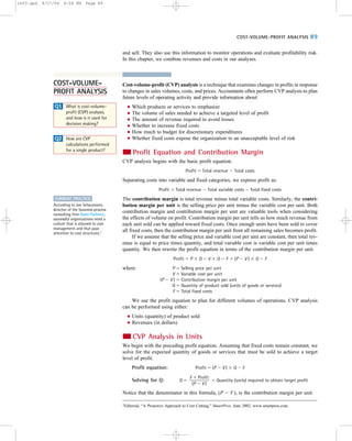 Cvp analysis- indranil | PDF
