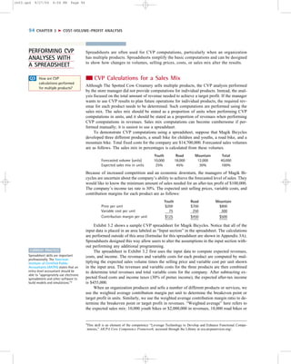 Cvp analysis- indranil | PDF