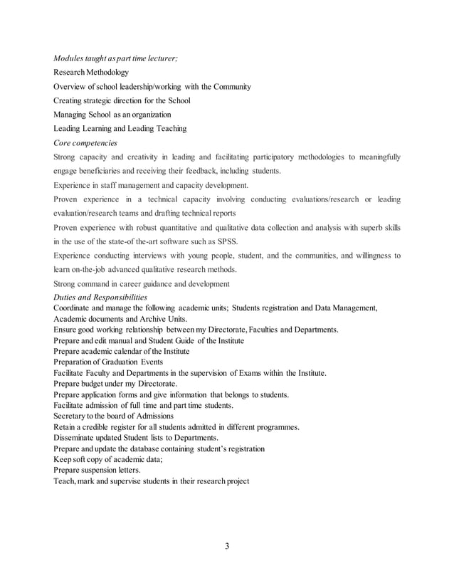 Cv pascal kiiza | PDF