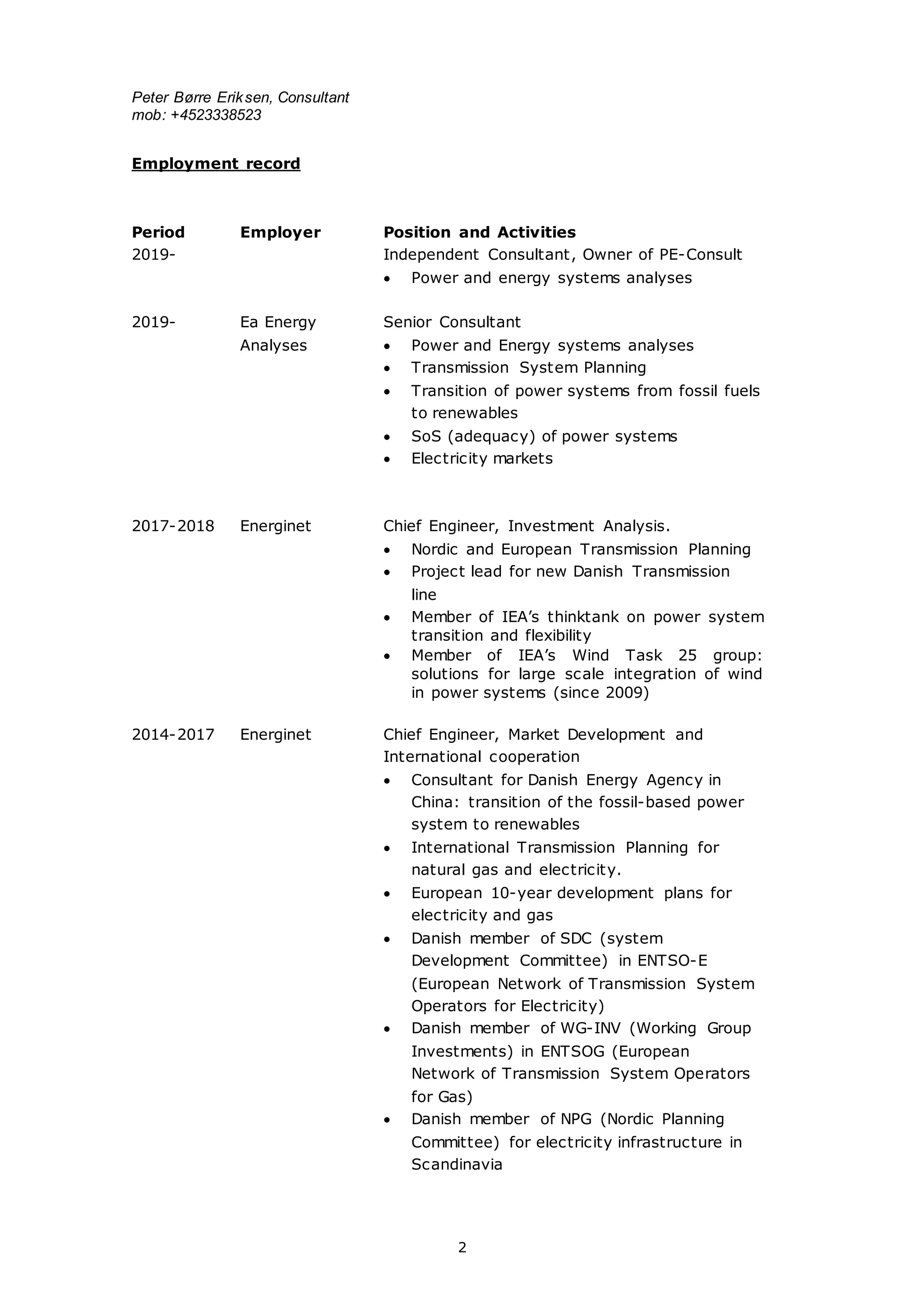 Cv pbe march 2020 | PDF