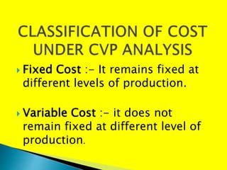 Cvp,+bep,+p+v+ratio | PPT